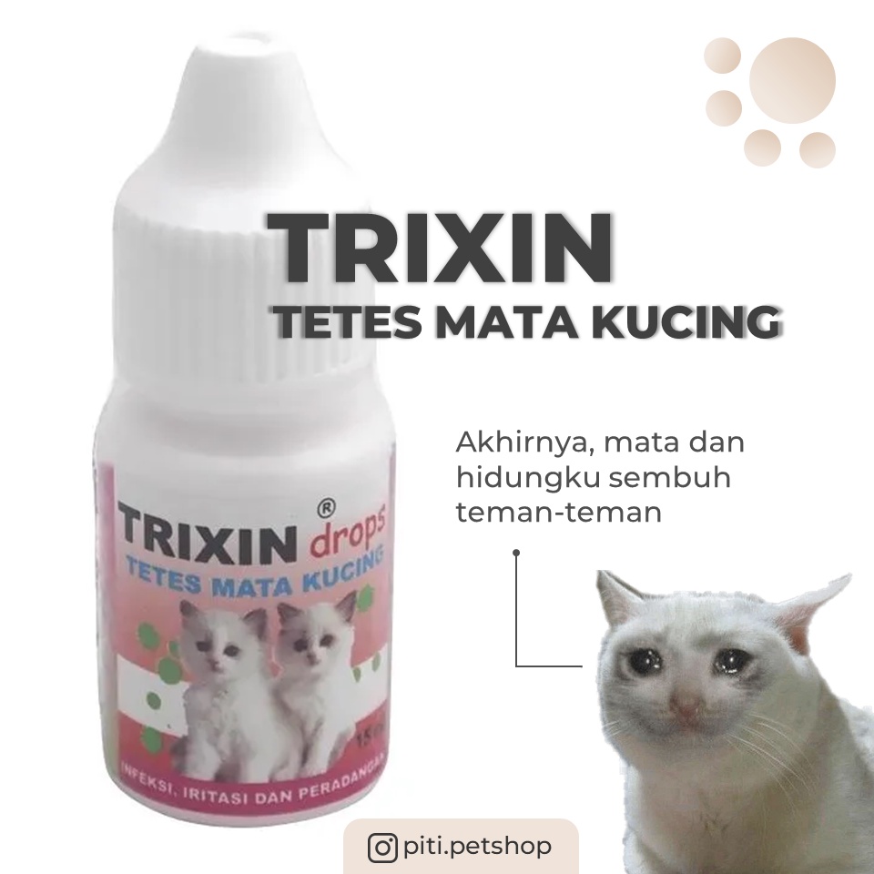 Jual OBAT TETES MATA DAN HIDUNG KUCING - TRIXIN DROPS 10 ML | Shopee ...