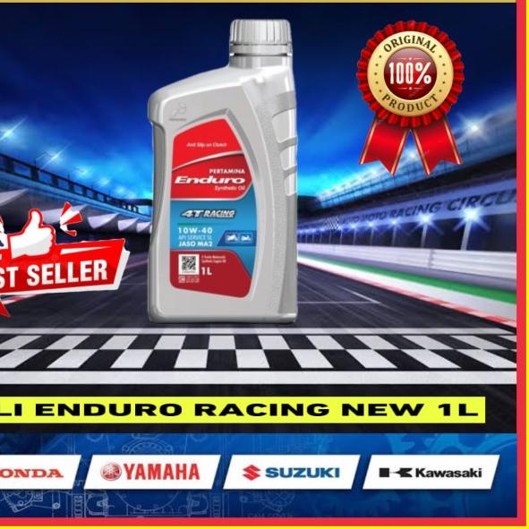 Jual OLI MESIN ENDURO MOTOR RACING 4T PELUMAS PERTAMINA SAE 10W-40 SL MA2 | Shopee Indonesia