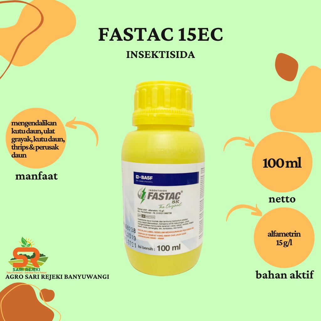 Jual FASTAC 15EC 100ML INSEKTISIDA | Shopee Indonesia