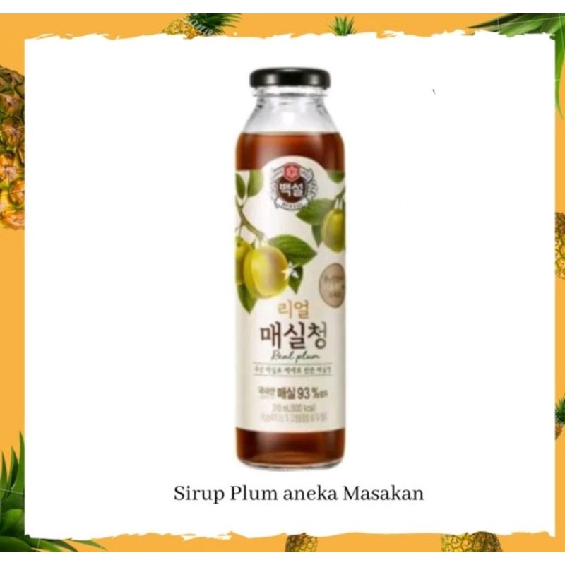 Jual CJ Beksul Plum Syrup Korea Sirup Maesil Buah Plum | Shopee Indonesia