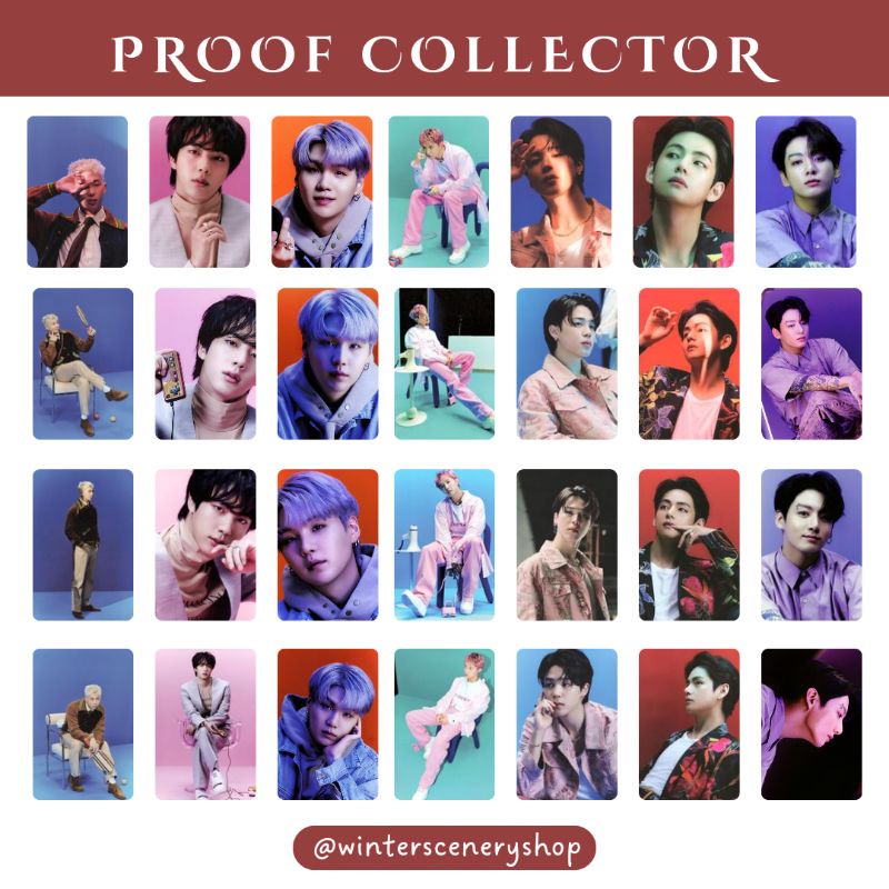 Jual Photocardset BTS - Proof Collector | 1 set dapat 28 Photocard ...