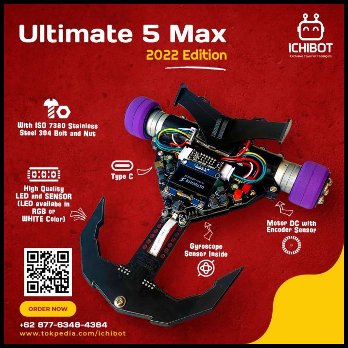 Jual Promo Robot Line Follower Ichibot Ultimate 5 Max Support Wifi Dan ...