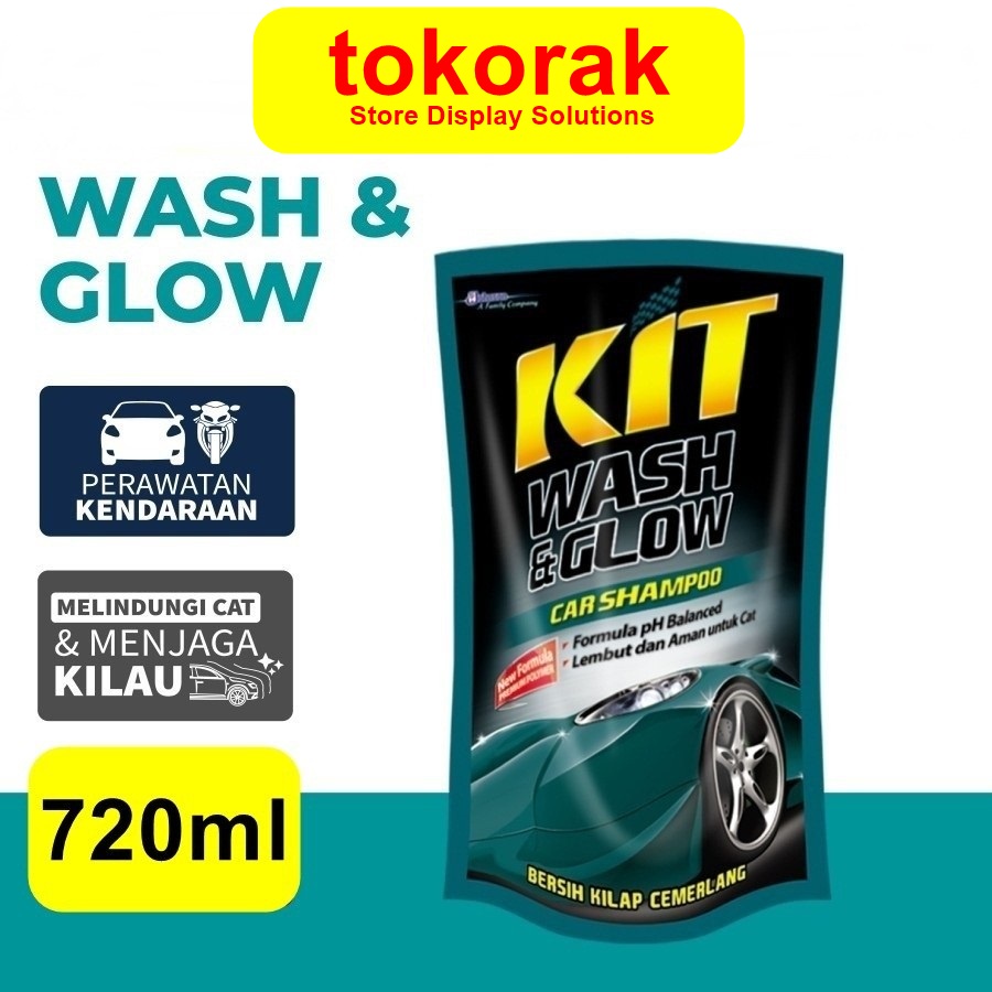 Jual WASH & GLOW SHAMPOO MOBIL KIT MELINDUNGI KILAU CAT REFILL POUCH ...