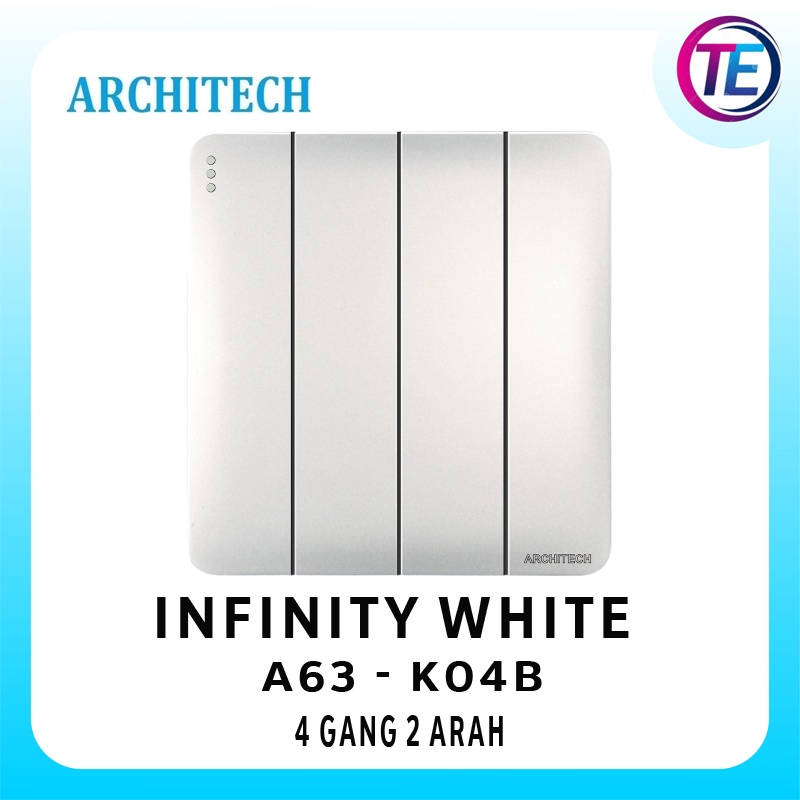 Jual SAKLAR ARCHTECH INFINITY WHITE A63 ARCHITECH / STOP KONTAK / SAKELAR / SAKLAR RUMAH ...