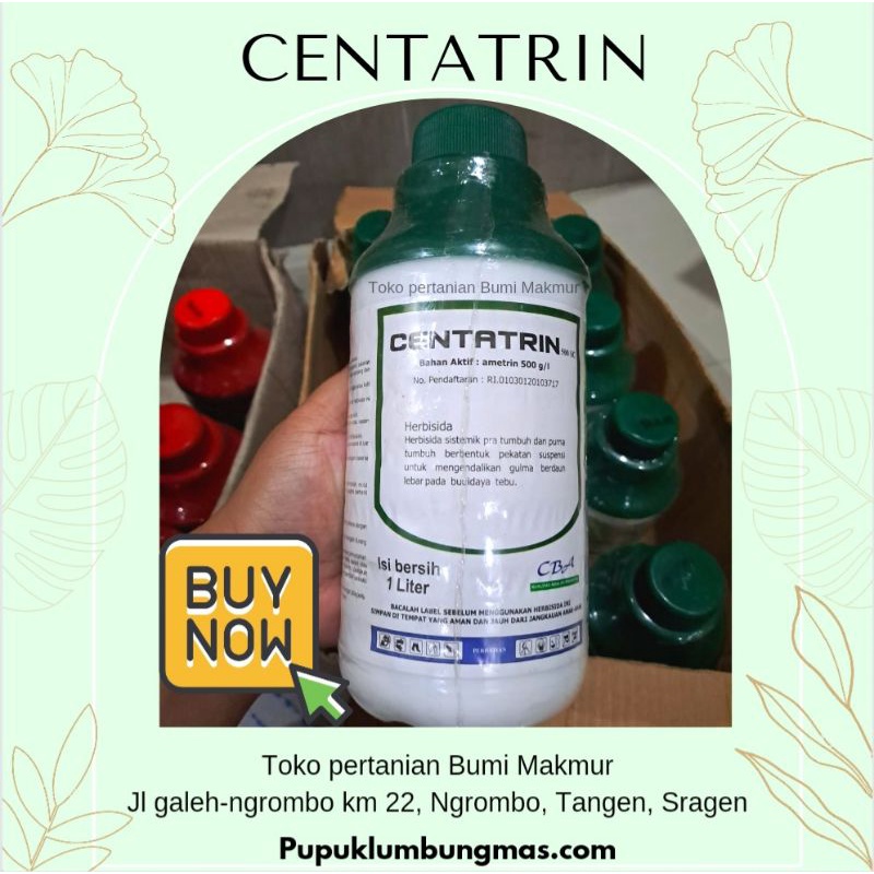 Jual obat rumput herbisida centatrin 1 liter | Shopee Indonesia