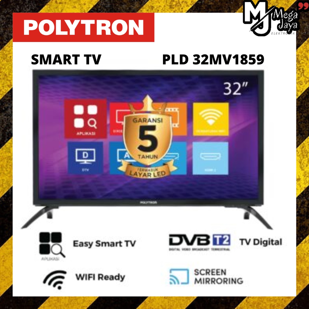 Jual SMART TV POLYTRON 32 INCH PLD 32MV1859 / POLYTRON 32MV1859 ...