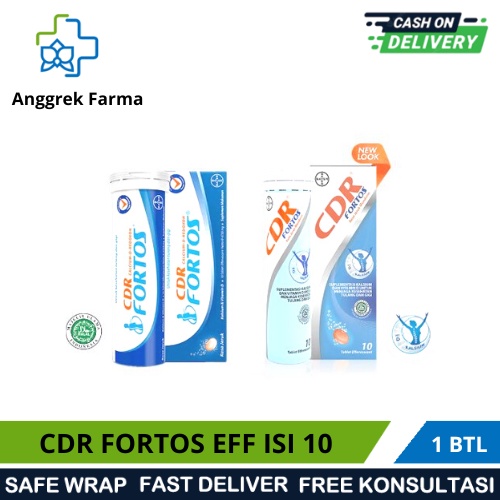 Jual CDR FORTOS EFFERVESCENT ISI 10/KALSIUM/VITAMIN TULANG | Shopee ...