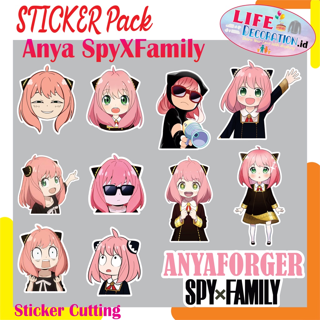 Jual STIKER ANYA FORGER / STICKER SPYXFAMILY | Shopee Indonesia