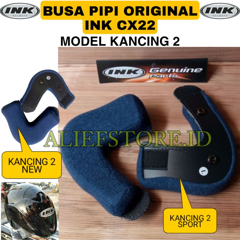 Jual ORIGINAL BUSA SET SPON BUSA PIPI INK CX22 PART DALEMAN HELM INK CX ...