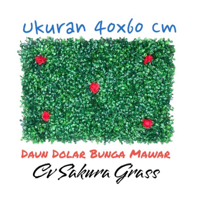 Jual GROSIR TANAMAN DOLAR SINTETIS BUNGA MAWAR - TANAMAN RAMBAT ...