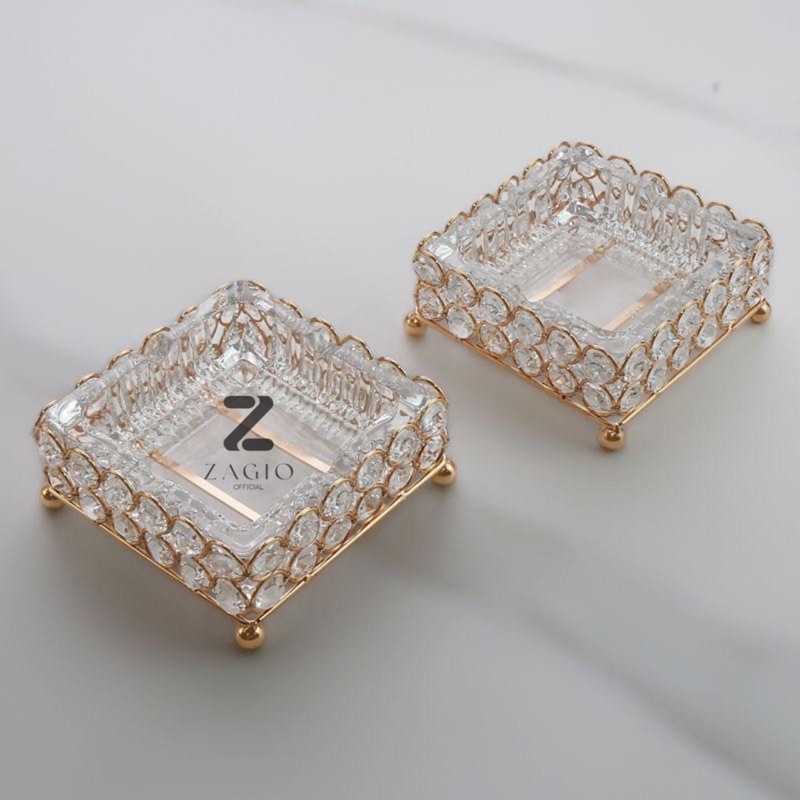 Jual asbak kaca / asbak kristal / asbak rokok / asbak crystal / asbak ...
