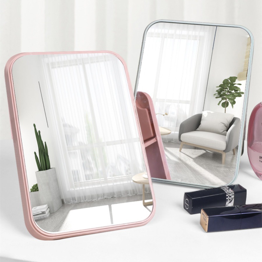Jual Kaca Rias Mirror Make Up Kreatif Cermin Lipat Persegi Portable ...