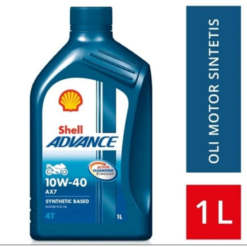 Jual Oli Shell Advance 4T AX7 / AX 7 10W40 / 10W-40 Api SN Jaso MA2 - 1L | Shopee Indonesia