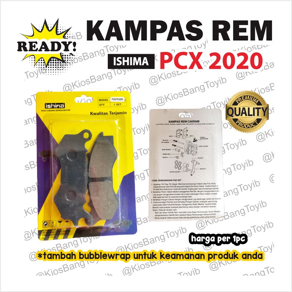 Jual Discpad Dispad Kampas Rem Depan HONDA PCX 2020 (ishima) | Shopee ...