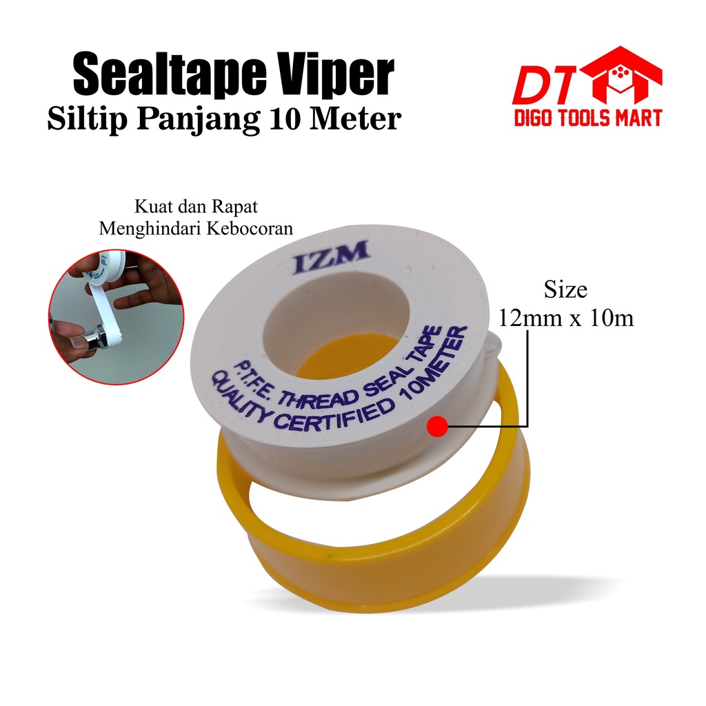 Jual Sealtape Viper Siltip Panjang 10 Meter | Shopee Indonesia
