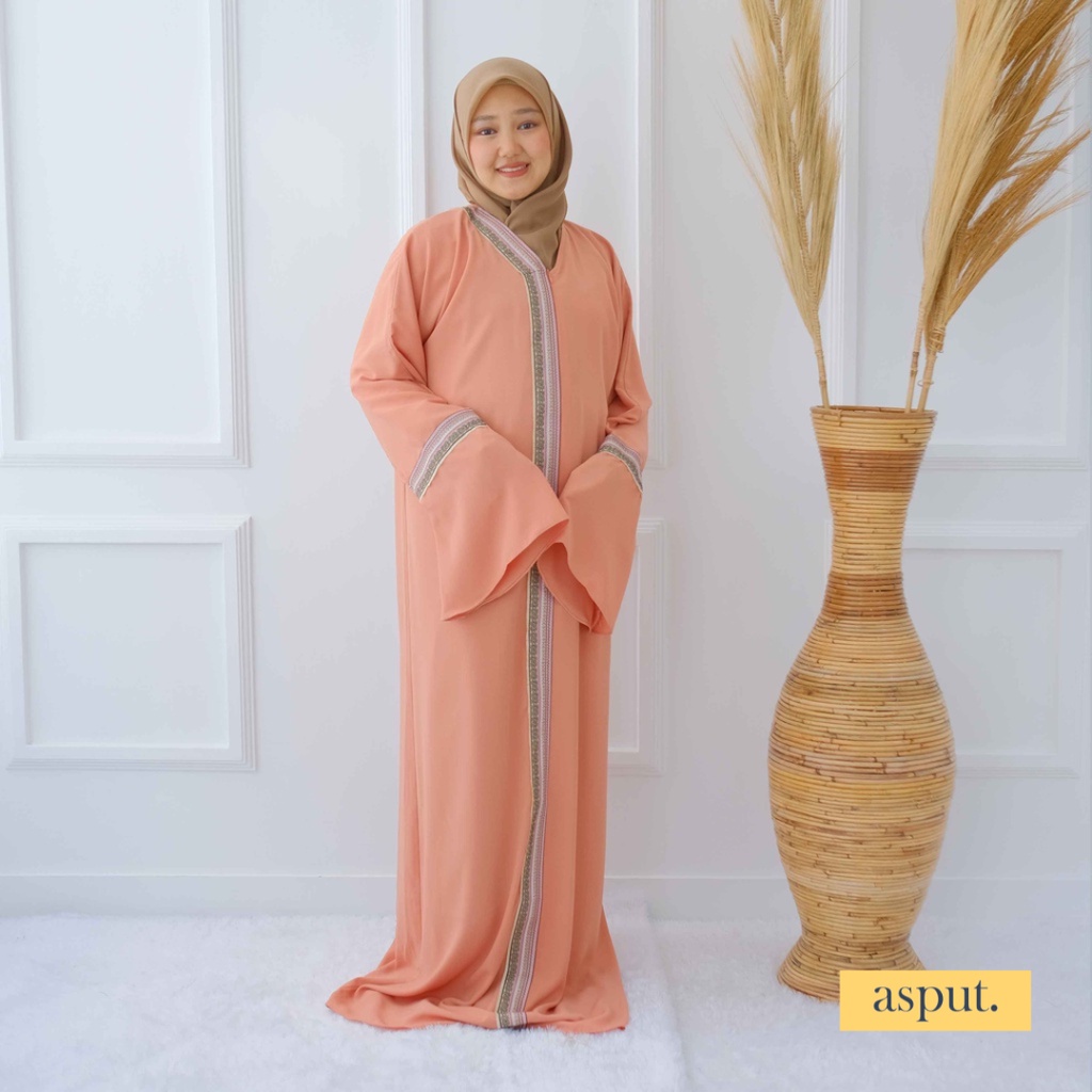 Jual ASPUT - Eloise Coral Mukena Abaya by Intan Fahilla | Shopee Indonesia