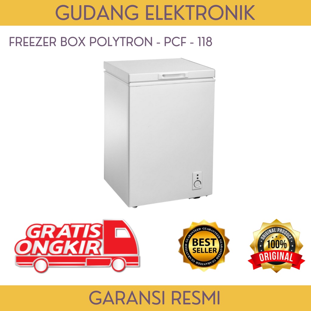 Jual FREEZER BOX POLYTRON 100 LITER - PCF 118 - FREE ONGKIR SERANG KOTA ...