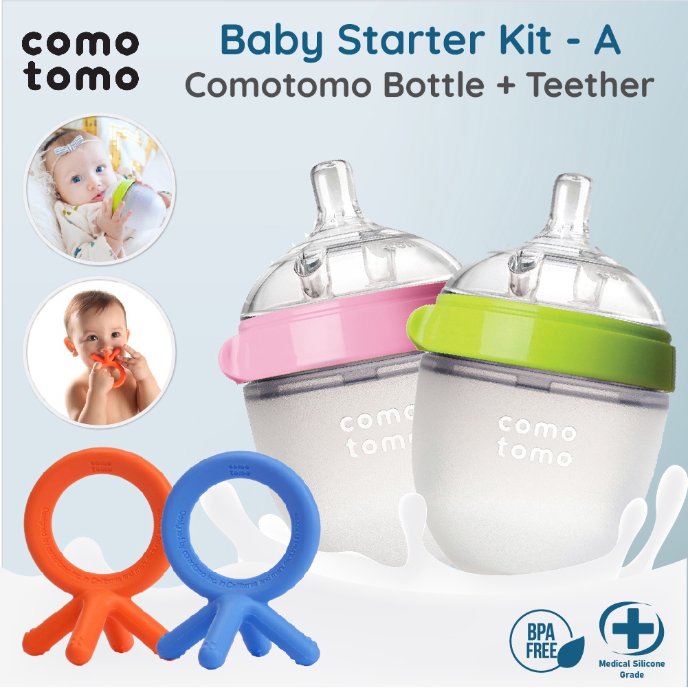 Jual [BUNDLING] Comotomo Baby Starter Kit A ( Comotomo Bottle 150ml ...