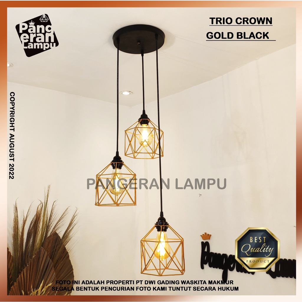 Jual Lampu Gantung / Lampu Hias / lampu Void Estetik industrial Modern ...