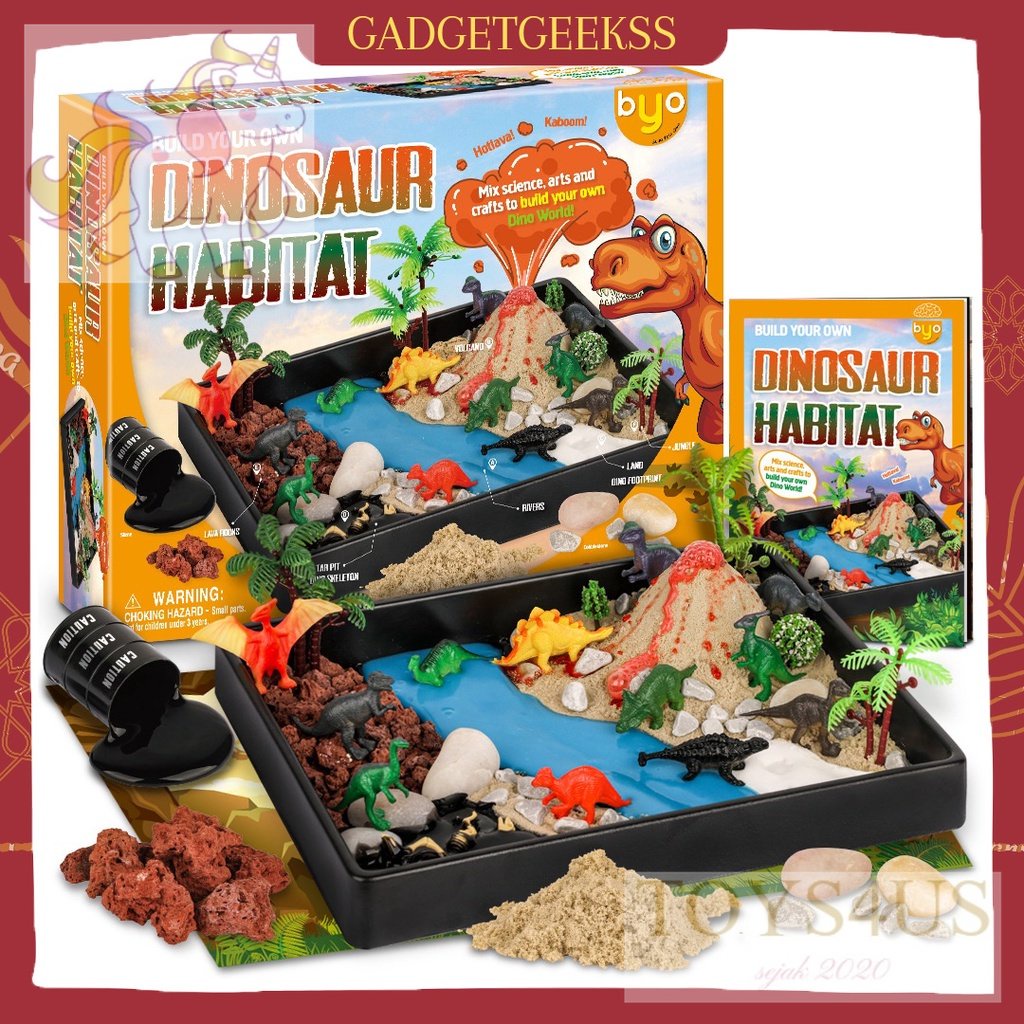 Jual Toys4Us - Mainan STEM Eksperimen Sains 3D Gunung Berapi Dinosaur ...