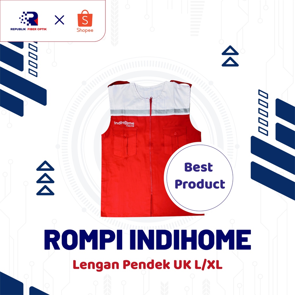Jual Seragam Rompi Telkom IndiHome Uk "XL" | Shopee Indonesia