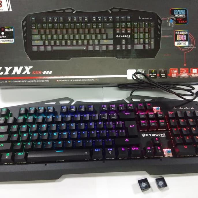 Jual Keyboard Usb Gaming Cyborg CKG-222 (LYNX) | Shopee Indonesia