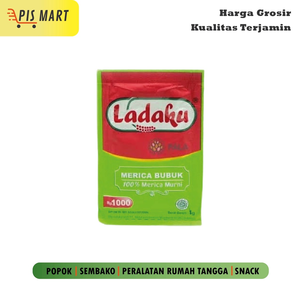 Jual Ladaku Merica Lada Putih Bubuk Sachet Renceng | Shopee Indonesia