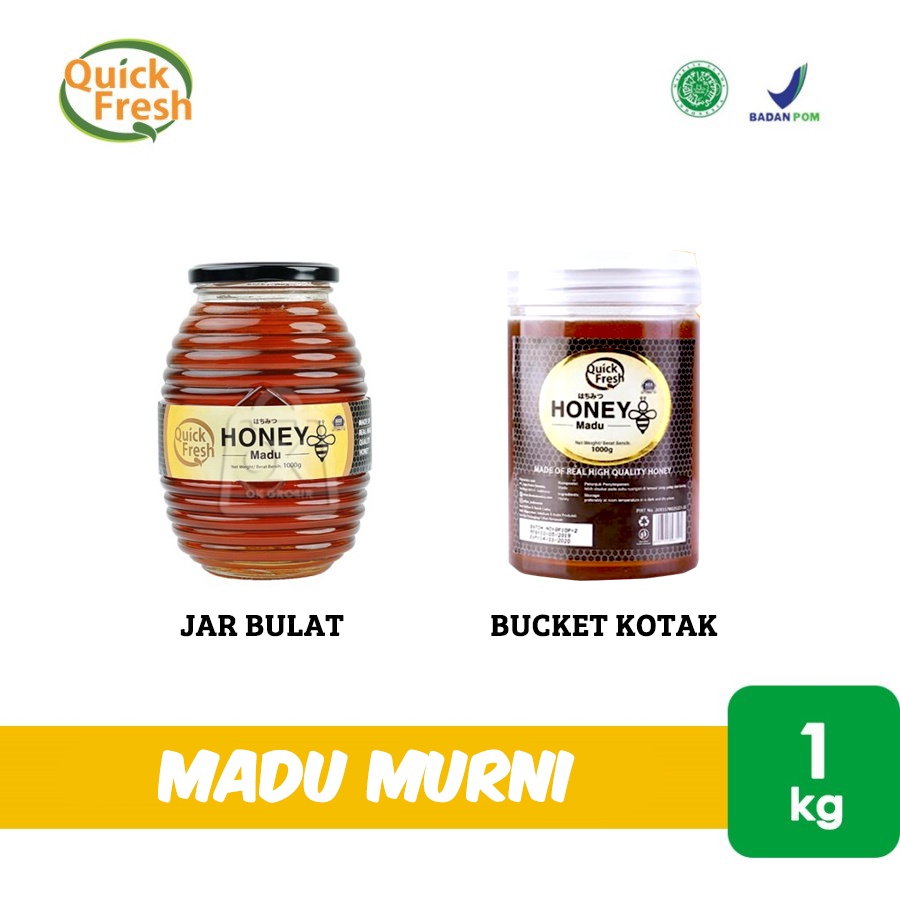 Jual Quick Fresh Honey / Madu Murni Asli (Toples 1Kg) | Shopee Indonesia