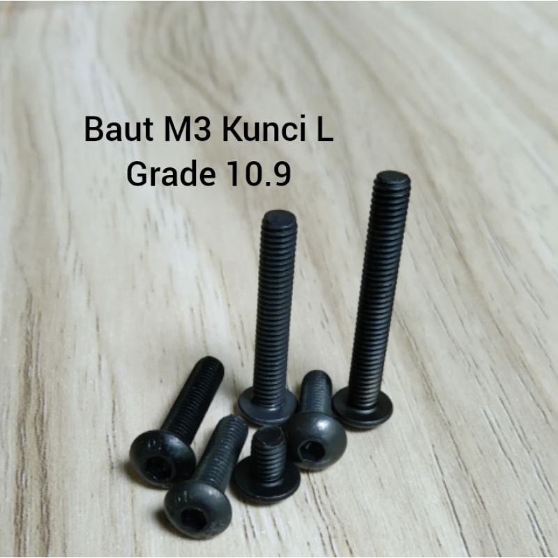 Jual Baut L Button Head M3 / Button Head Hex Socket M3 | Shopee Indonesia