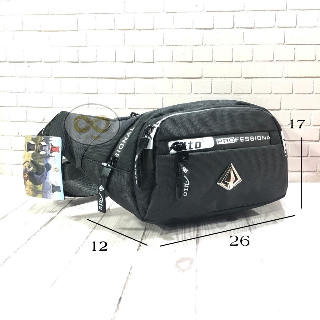 Jual ALTO - TAS PINGGANG ALTO PRIA / WAISTBAG PRIA ALTO ORIGINAL ...