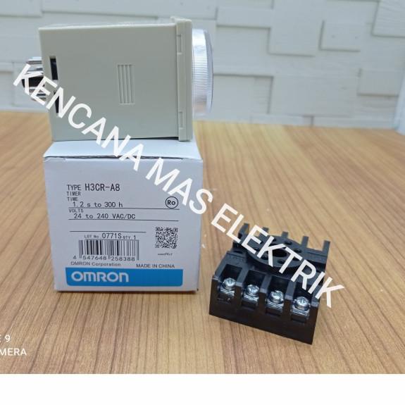 Jual TIMER OMRON H3CR-A8 MULTIVOLT 24V-240V AC/DC + SOCKET. | Shopee ...
