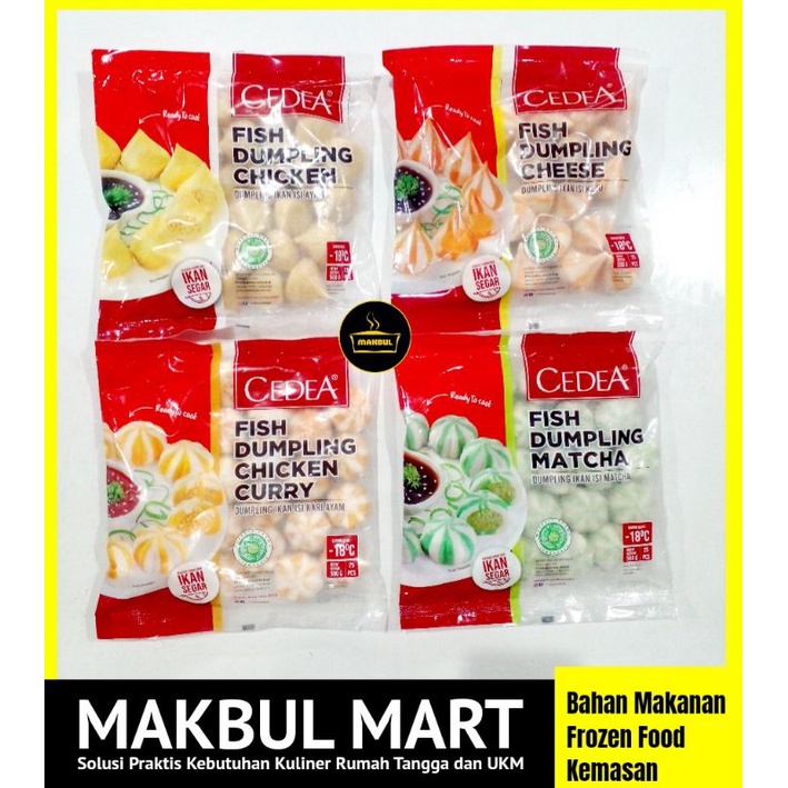 Jual CEDEA Dumpling Ikan Isi Keju / Cheese, Ayam / Chicken, Curry ...