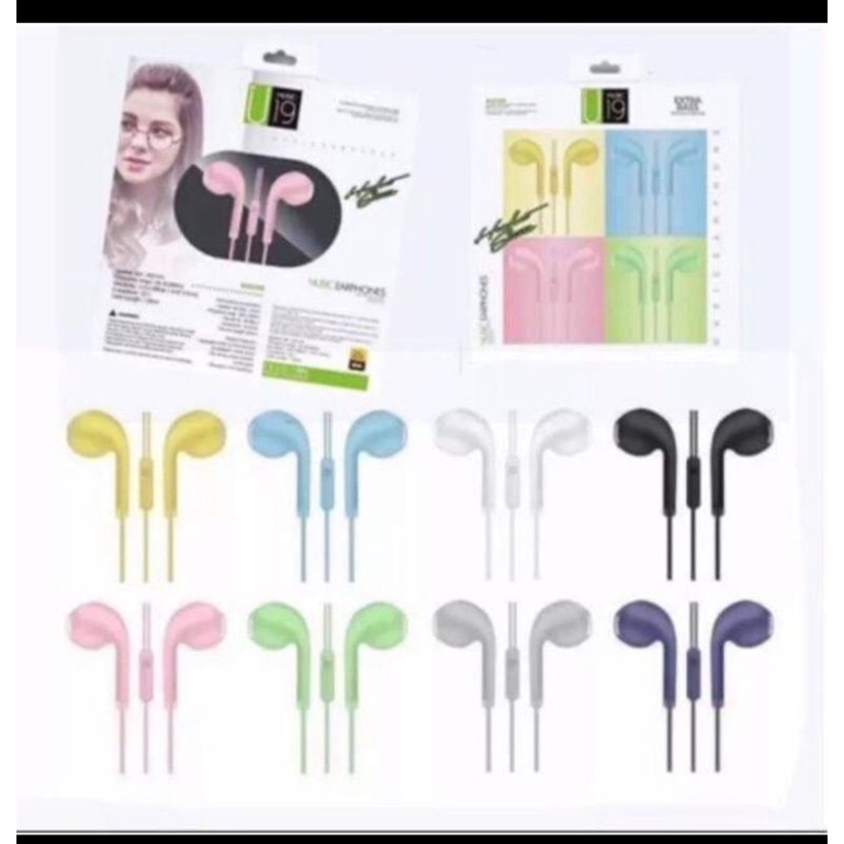 Jual Headset MUSIC ANGEL MACARON Handsfree STEREO EXTRA SUPER BASS ...