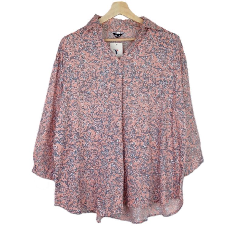 Jual Atasan Rayon Sakura Krah V Neck BIG SIZE XXXXXL (5XL) LD 130 cm ...