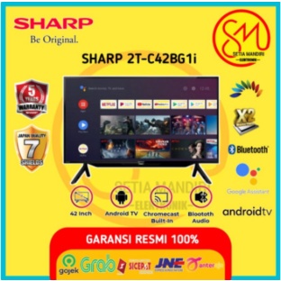 Jual SHARP 2T-C42BG1i Smart Android LED TV 42 Inch Full HD Digital Wifi - TV ONLY Limited ...