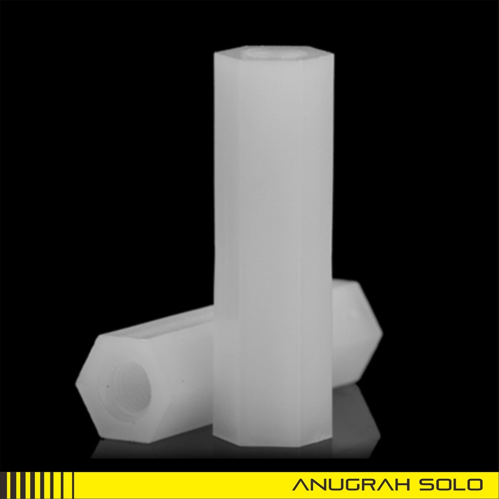 Jual Spacer Nylon Plastik Penyangga Dudukan PCB 5mm 1cm 1.5cm 2cm 3cm ...