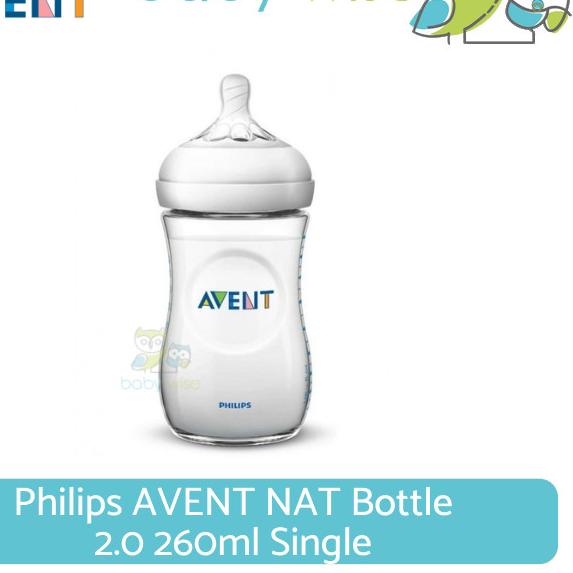 Jual Philips AVENT NAT Bottle 2.0 260ml Single | Shopee Indonesia