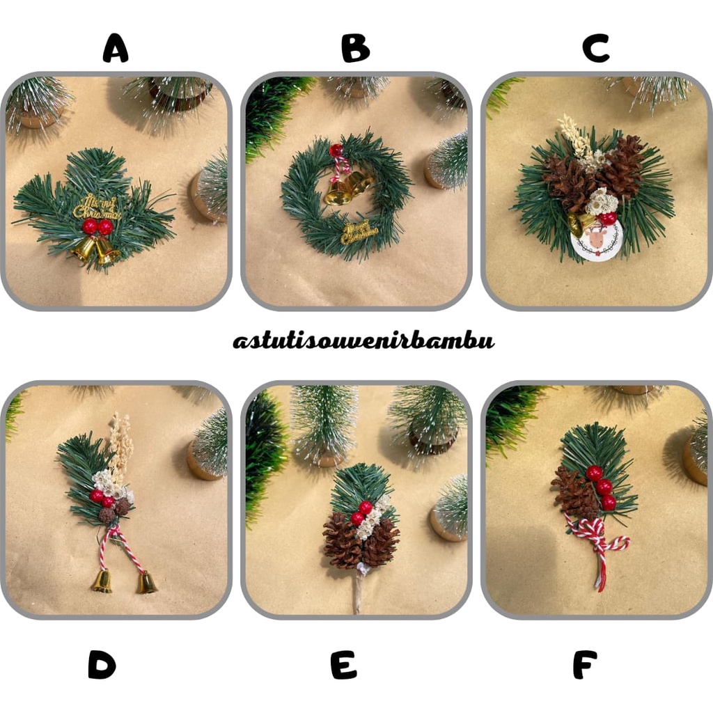 Jual PERNAK PERNIK NATAL hiasan krans natal bola natal christmas ...