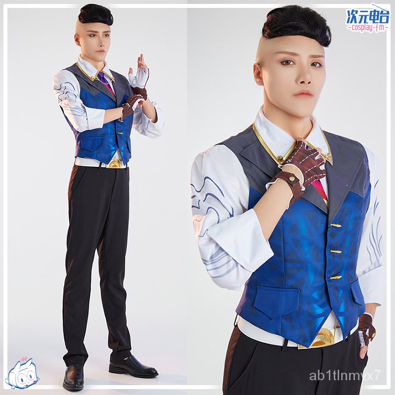 Jual VALORANT Cosplay Chamber Costume Uniform Outfits White Shirt ...