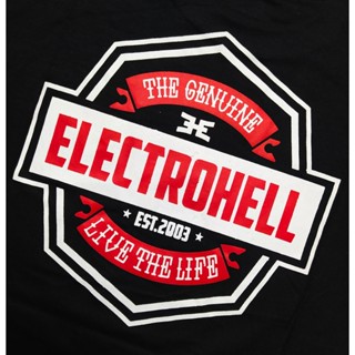 Jual Kaos electrohell live the life warna hitam Kaos electrohel ...