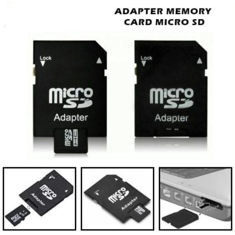 Jual Adapter Memory Card Micro SD/Card Reader Laptop Adaptor Rumah ...