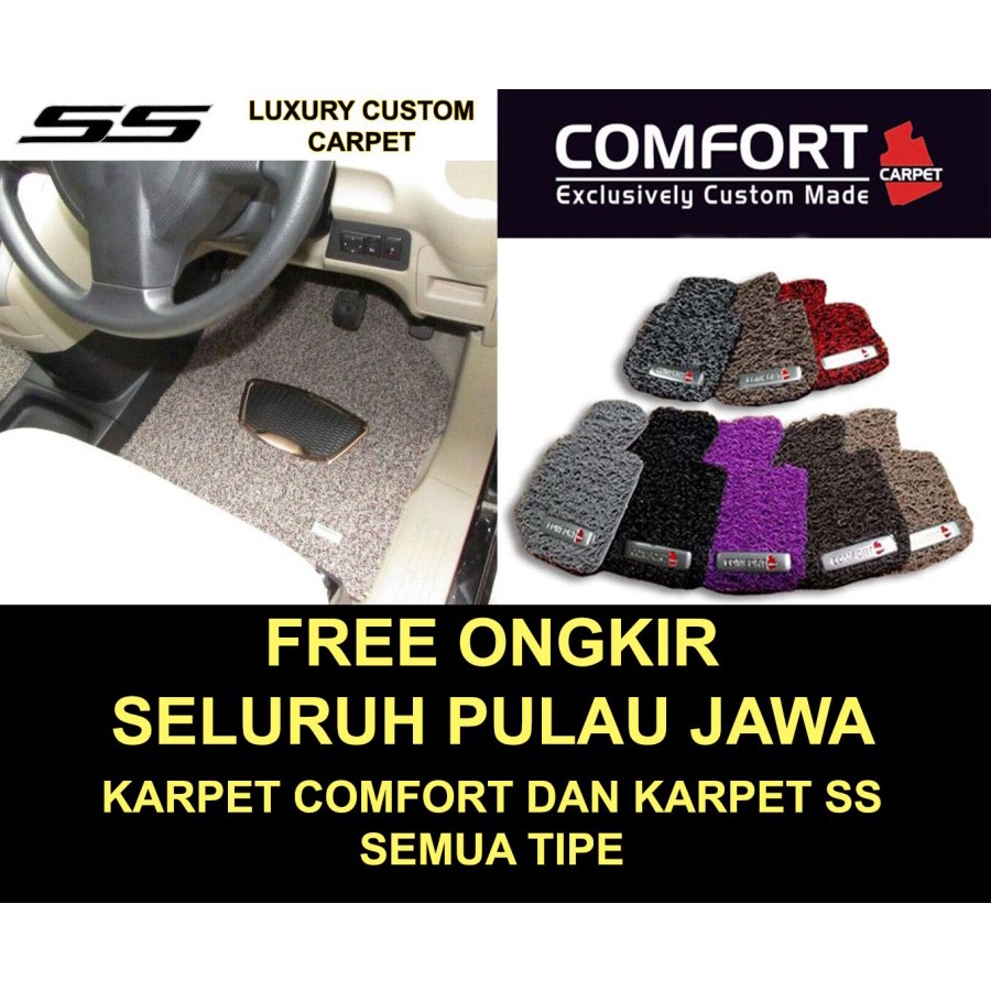 Jual KARPET MOBIL CUSTOM COMFORT dan SS FREE ONGKIR PULAU JAWA | Shopee ...