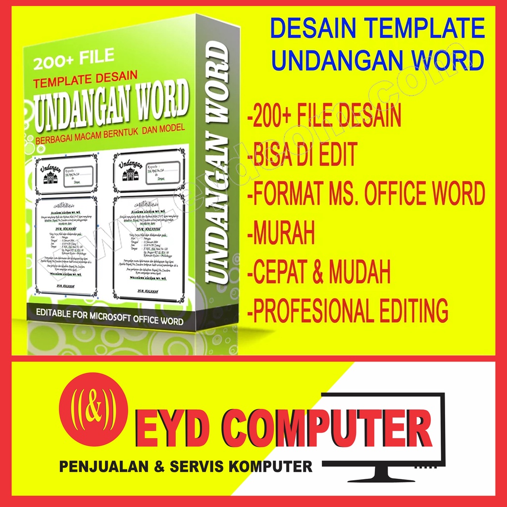 Jual DESAIN UNDANGAN WORD KOLEKSI TEMPLATE DESIGN GRAFIS TEMPLETE WORD ...