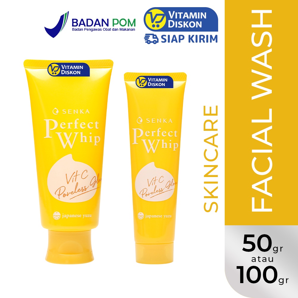 Jual SENKA PERFECT WHIP VIT C PORELESS GLOW | Shopee Indonesia