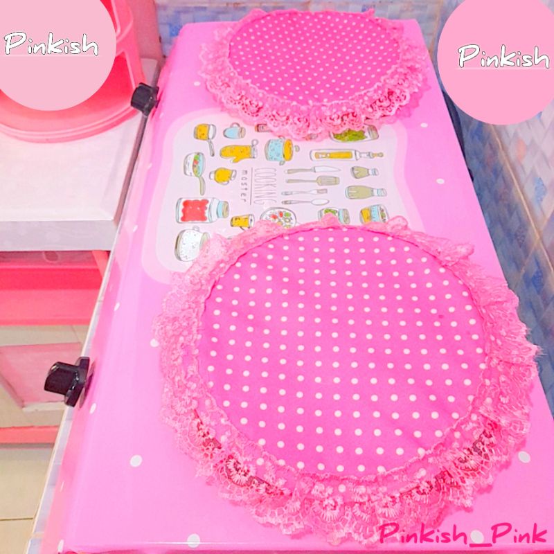 Jual Alas/Tatakan/Penutup Pink Bulat Renda | Shopee Indonesia