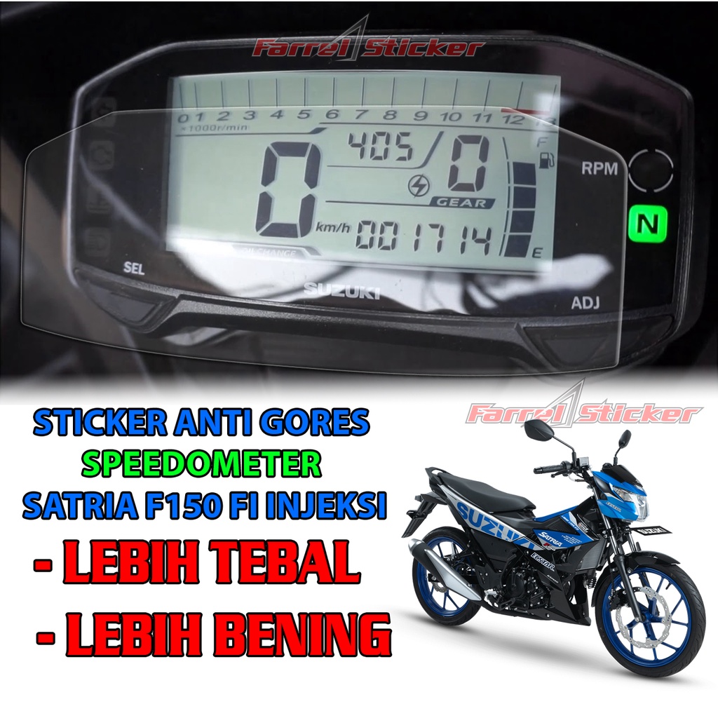 Jual STICKER SPEEDOMETER SATRIA FI STIKER ANTIGORES SATRIA INJEKSI gsx ...