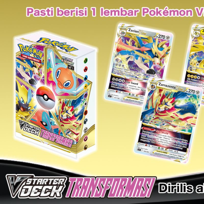 Jual Kartu Pokemon V Starter deck Transformasi Scf1 | Shopee Indonesia