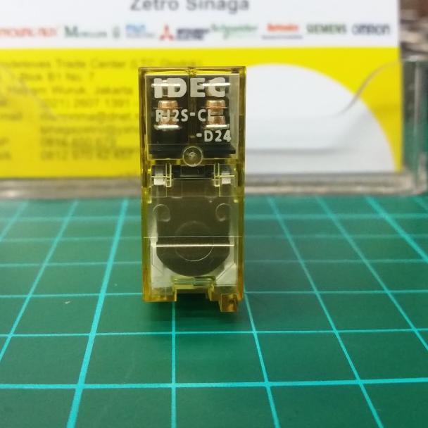 Jual Idec Relay RJ2S-CL-D24 2NO 2NC 8A 250Vac Koil 24VDC | Shopee Indonesia