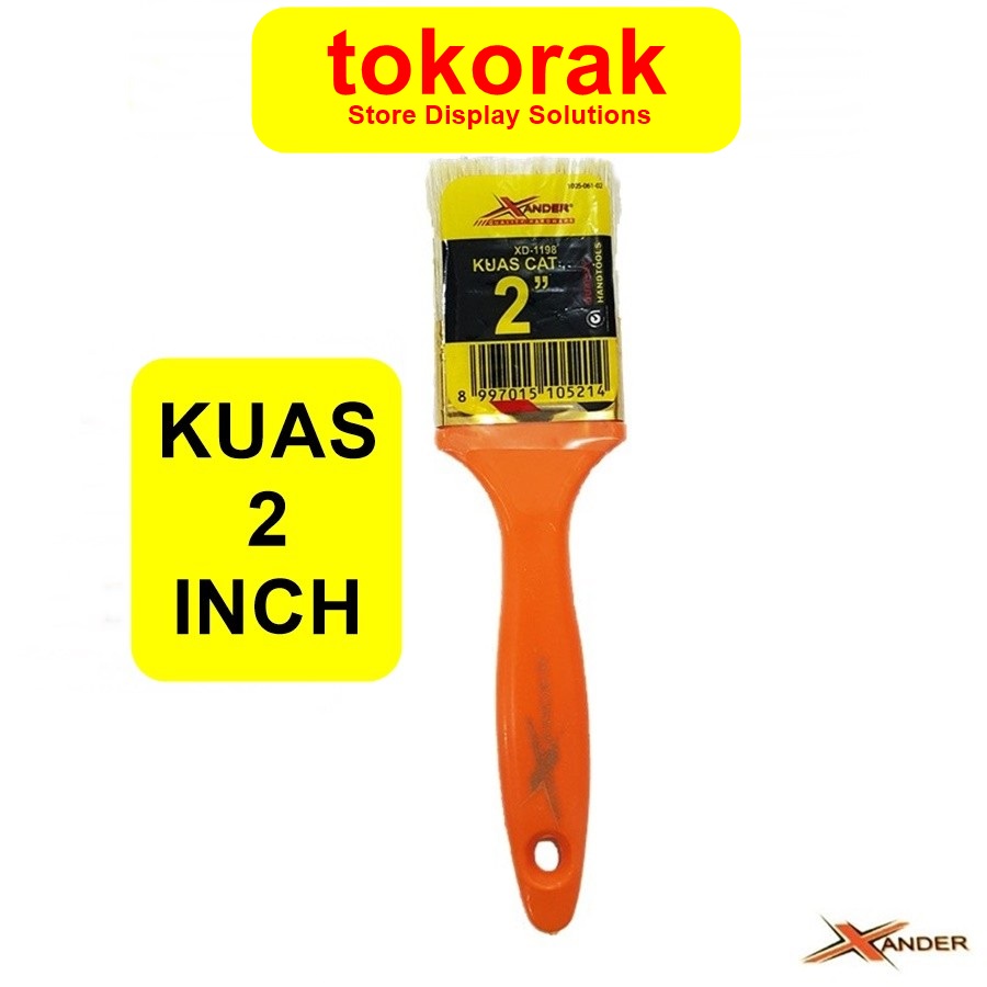 Jual KUAS CAT 2 INCH XANDER - KUAS CAT TEMBOK BESI KAYU | Shopee Indonesia