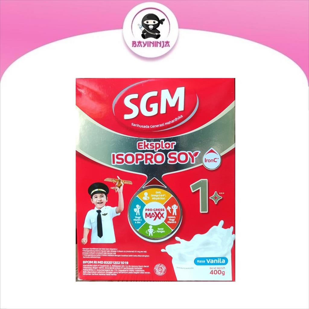 Jual SGM Eksplor Soya 1 to 5 Tahun Vanila Susu Box 400g 400 g | Shopee ...
